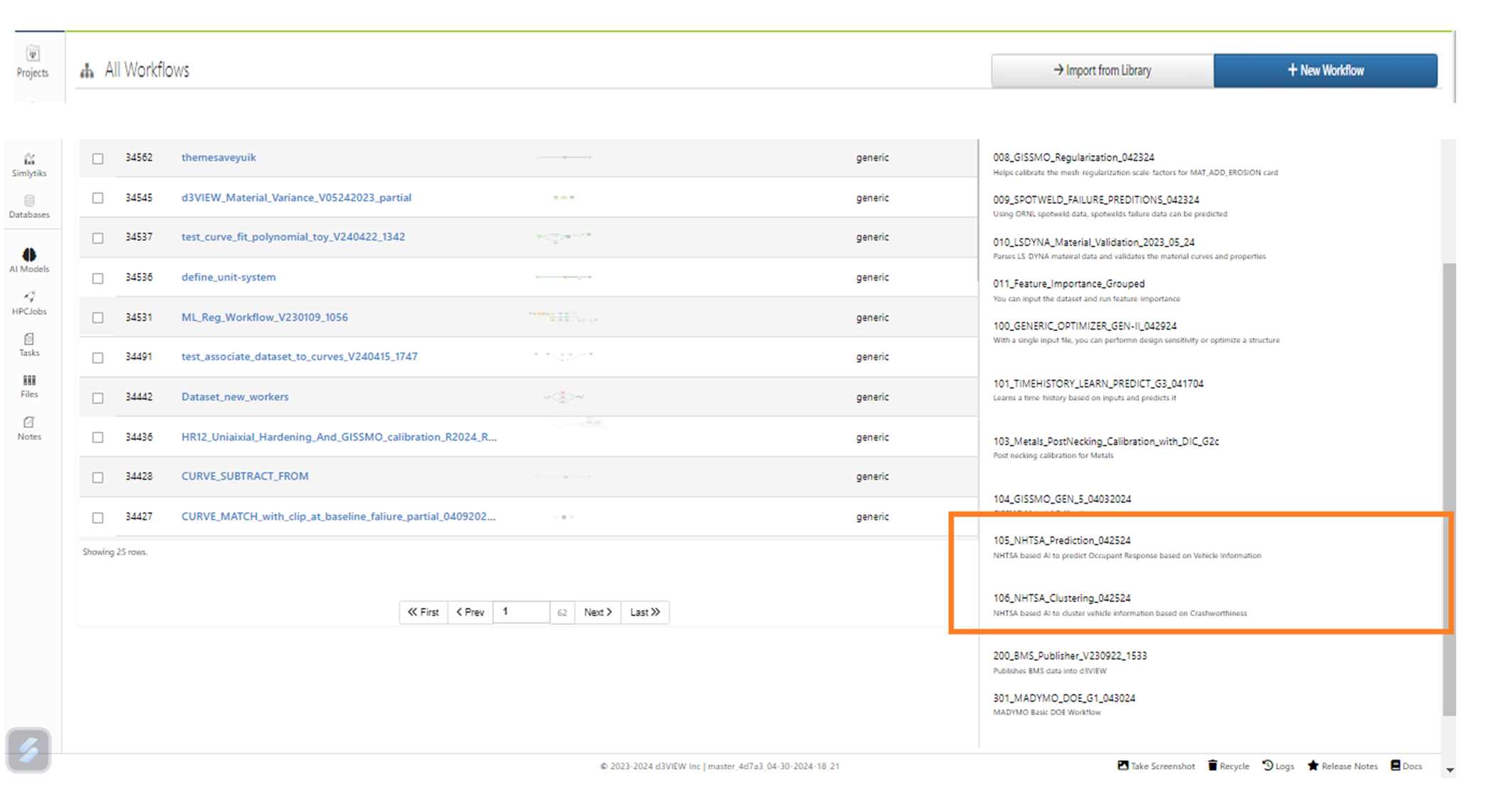 10. Viewing Data — d3VIEW Workflows Documentation documentation