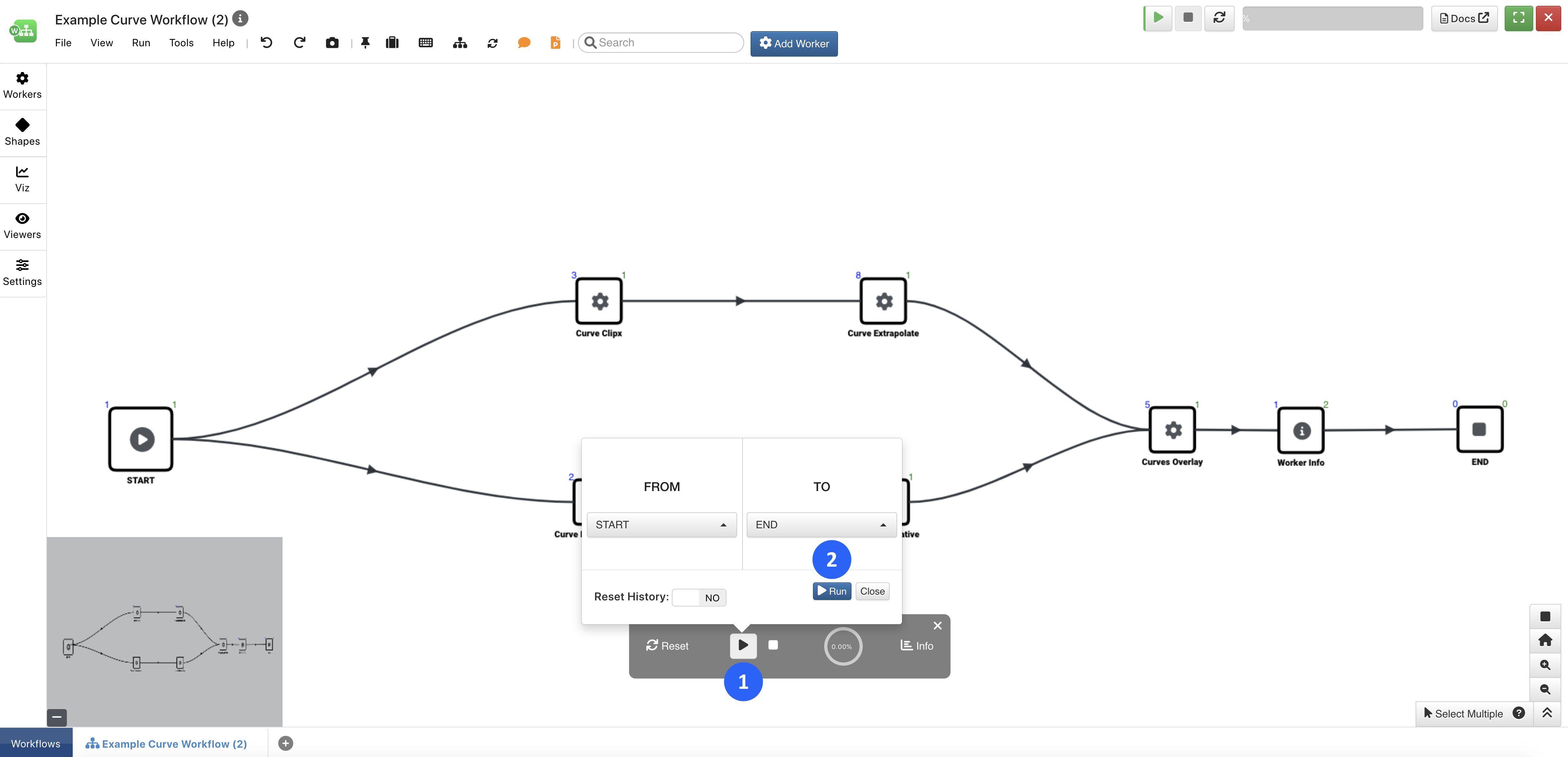 6 Executing — D3view Workflows Documentation Documentation