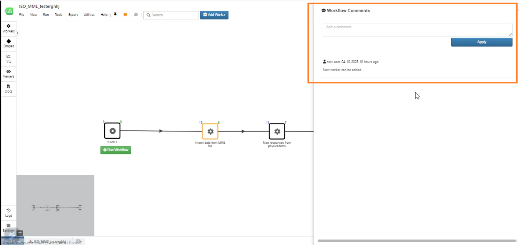 7 Viewing Data — D3view Workflows Documentation Documentation