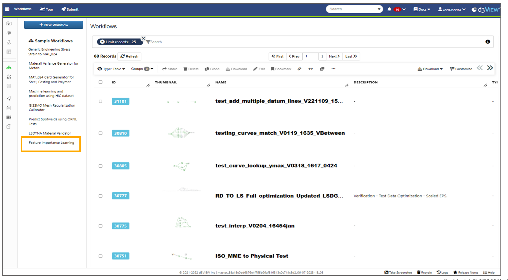 11 Viewing Data — D3view Workflows Documentation Documentation
