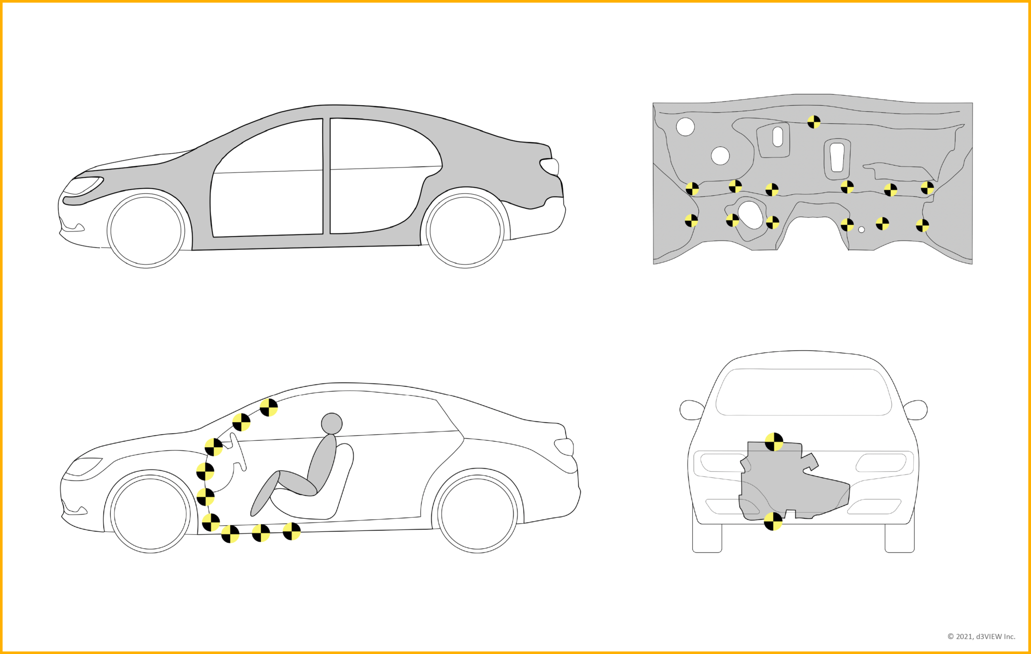 Crashworthiness Tools in d3VIEW – d3VIEW